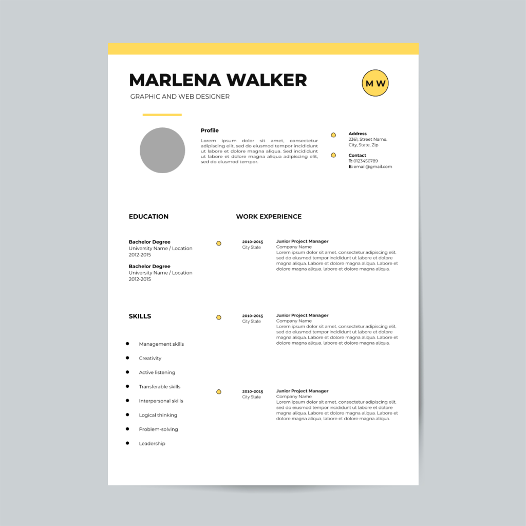 Plantilla CV Hello - CurrículumLy